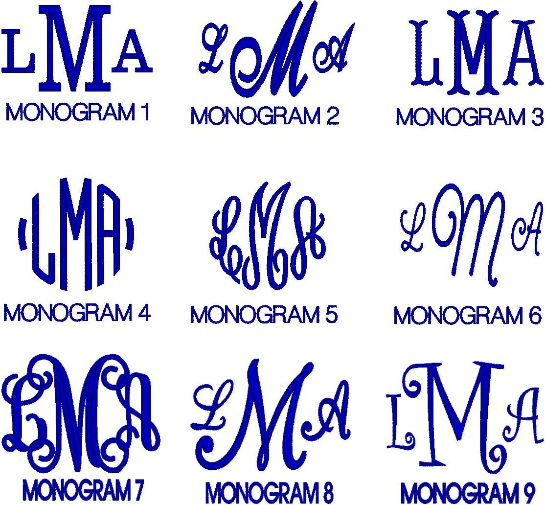 3 Initial Classic Monogram Fonts Free Paul Smith